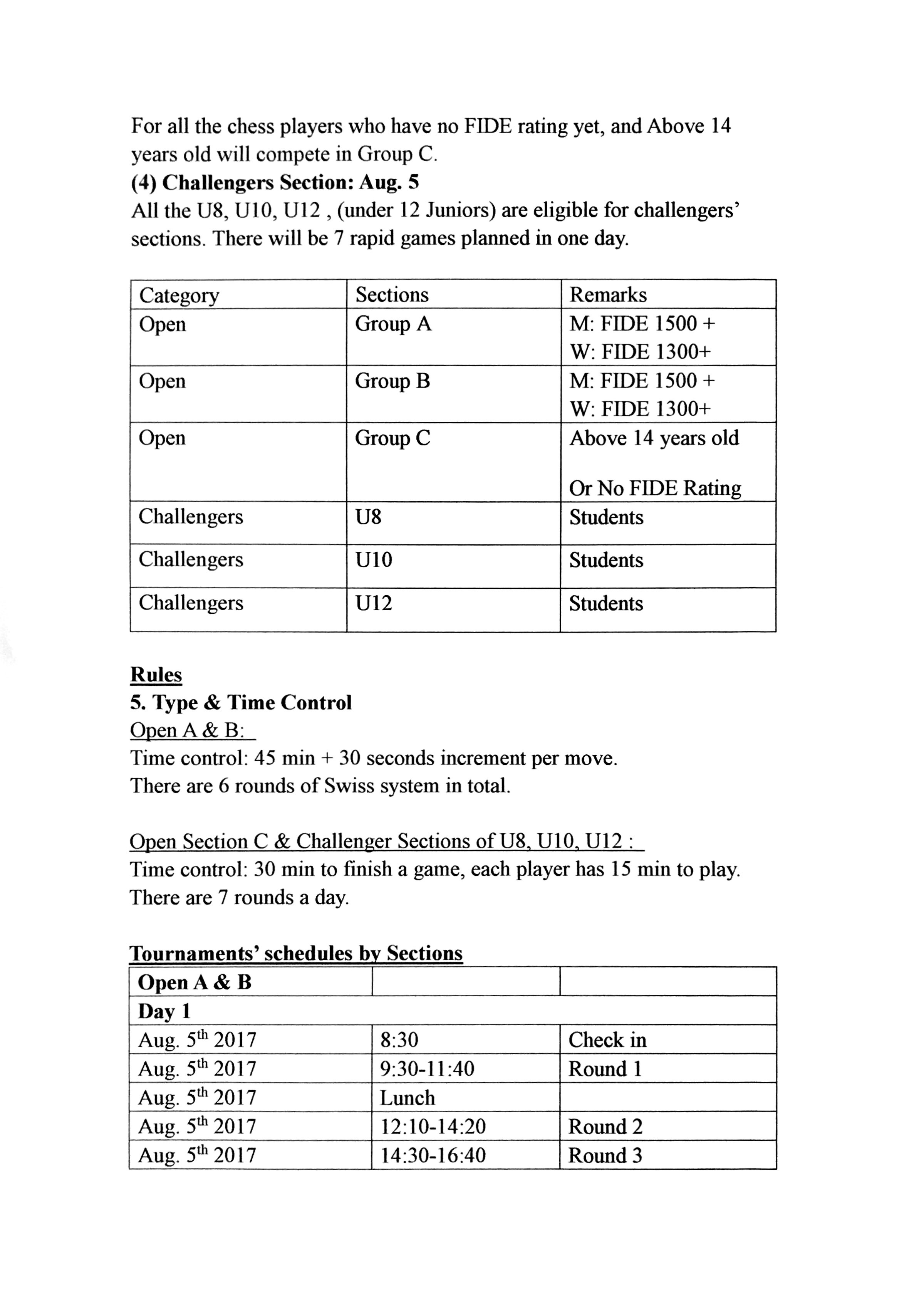 regulations – page 2 – 才思西洋棋學院 Chase Chess Academy